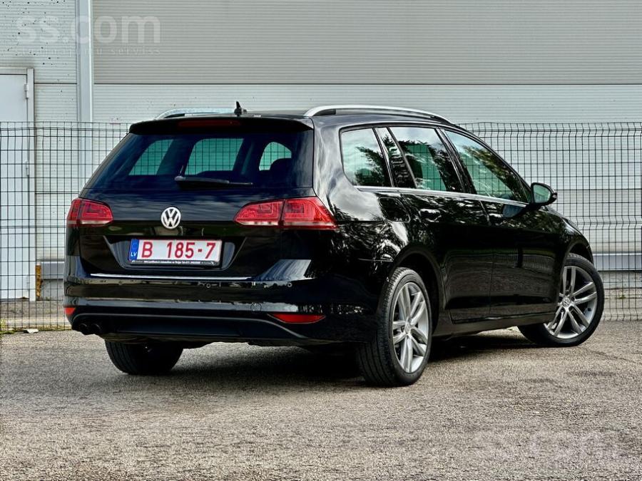 Black Volkswagen Golf 2014 in Tukums, with an engine capacity of 2.00 L and mileage of 287 thousand km for 7490 €, photo 8 on AUTOMOTO.COM.LV