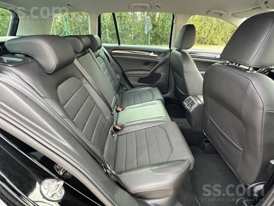 Black Volkswagen Golf 2014 in Tukums, with an engine capacity of 2.00 L and mileage of 287 thousand km for 7490 €, photo 13 on AUTOMOTO.COM.LV