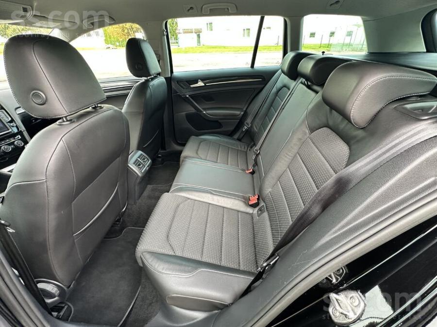 Black Volkswagen Golf 2014 in Tukums, with an engine capacity of 2.00 L and mileage of 287 thousand km for 7490 €, photo 15 on AUTOMOTO.COM.LV