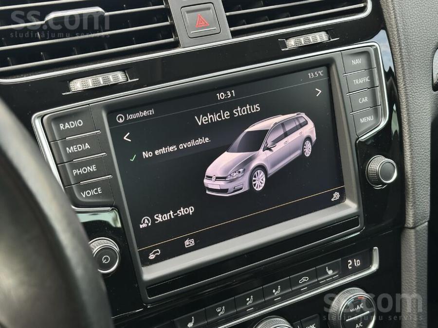 Black Volkswagen Golf 2014 in Tukums, with an engine capacity of 2.00 L and mileage of 287 thousand km for 7490 €, photo 22 on AUTOMOTO.COM.LV