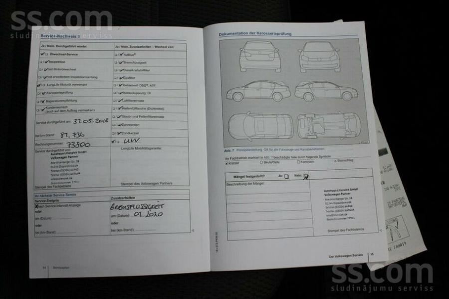 Черный Фольксваген Гольф 2015 в Рига, объемом двигателя 2.00 л и пробегом 232 тыс. км за 7098 €, фото 20 на AUTOMOTO.COM.LV