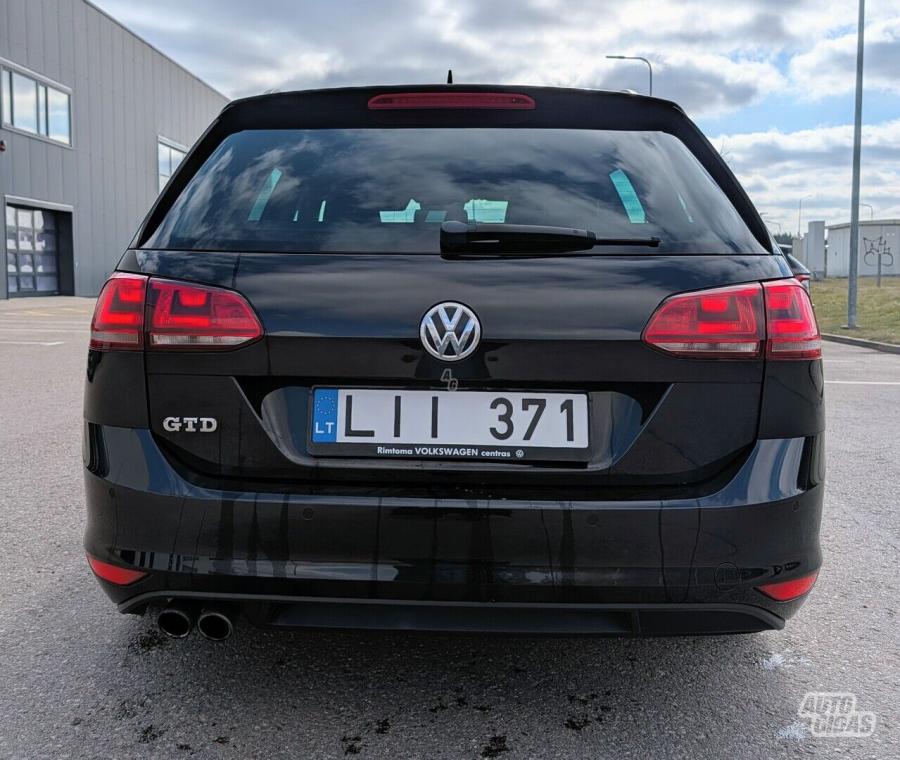 Black Volkswagen Golf 2015 in Vilnius, with an engine capacity of 2.00 L and mileage of 315 thousand km for 9000 €, photo 7 on AUTOMOTO.COM.LV