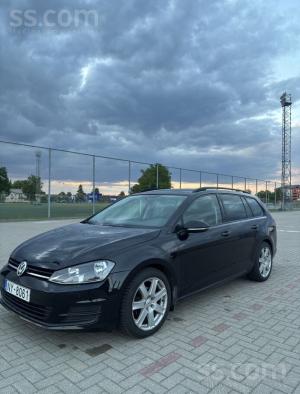 Black Volkswagen Golf 2015 in Valmiera, with an engine capacity of 1.60 L and mileage of 271 thousand km for 6450 €, photo  on AUTOMOTO.COM.LV