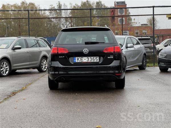 Black Volkswagen Golf 2015 in Riga, with an engine capacity of 1.60 L and mileage of 130 thousand km for 8500 €, photo 5 on AUTOMOTO.COM.LV
