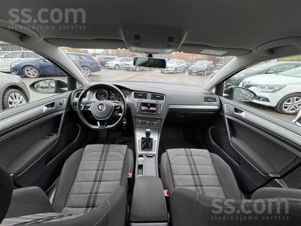 Black Volkswagen Golf 2015 in Riga, with an engine capacity of 1.60 L and mileage of 130 thousand km for 8500 €, photo 7 on AUTOMOTO.COM.LV