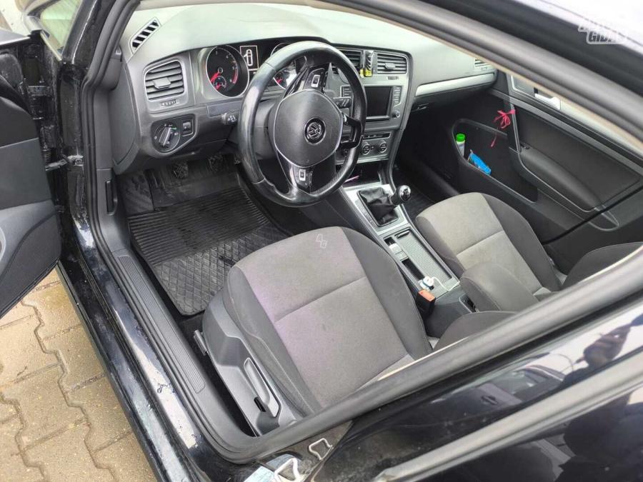 Melns Volkswagen Golf 2015 Kauņa, ar dzinēja tilpumu 1.60 L un nobraukumu 283 tūkst. km par 4990 €, foto 12 vietnē AUTOMOTO.COM.LV