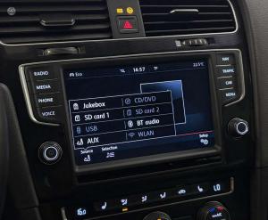 Black Volkswagen Golf 2015 in Marijampole, with an engine capacity of 1.97 L and mileage of 250 thousand km for 10950 €, photo 10 on AUTOMOTO.COM.LV