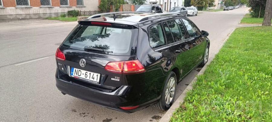 Black Volkswagen Golf 2015 in Daugavpils, with an engine capacity of 1.60 L and mileage of 244 thousand km for 6700 €, photo 1 on AUTOMOTO.COM.LV