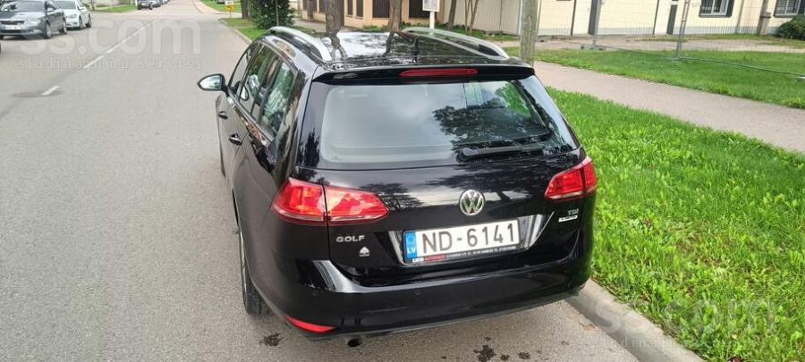 Black Volkswagen Golf 2015 in Daugavpils, with an engine capacity of 1.60 L and mileage of 244 thousand km for 6700 €, photo 7 on AUTOMOTO.COM.LV