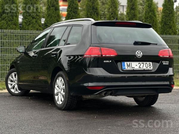 Black Volkswagen Golf 2015 in Jelgava, with an engine capacity of 2.00 L and mileage of 0 thousand km for 5990 €, photo 5 on AUTOMOTO.COM.LV