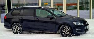 Black Volkswagen Golf 2016 in Vilnius, with an engine capacity of 1.60 L and mileage of 260 thousand km for 6999 €, photo 7 on AUTOMOTO.COM.LV