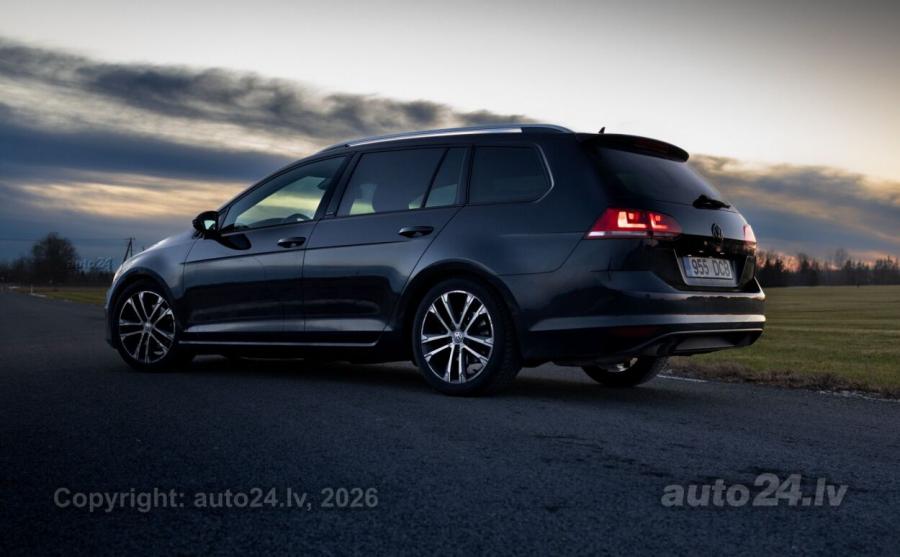 Black Volkswagen Golf 2016 in Tartu, with an engine capacity of 2.00 L and mileage of 281 thousand km for 8799 €, photo 1 on AUTOMOTO.COM.LV