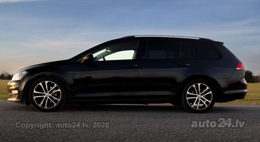 Black Volkswagen Golf 2016 in Tartu, with an engine capacity of 2.00 L and mileage of 281 thousand km for 8799 €, photo 6 on AUTOMOTO.COM.LV