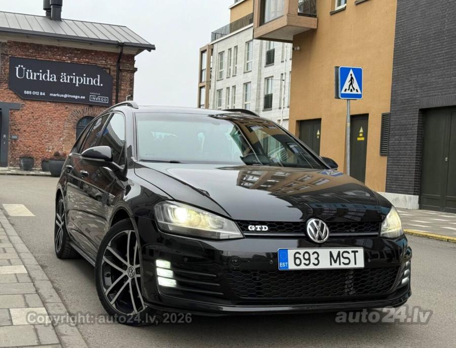 Black Volkswagen Golf 2016 in Tallinn, with an engine capacity of 2.00 L and mileage of 248 thousand km for 8990 €, photo 4 on AUTOMOTO.COM.LV