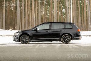Black Volkswagen Golf 2016 in Riga, with an engine capacity of 1.60 L and mileage of 192 thousand km for 7290 €, photo 5 on AUTOMOTO.COM.LV