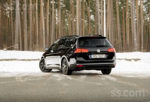 Black Volkswagen Golf 2016 in Riga, with an engine capacity of 1.60 L and mileage of 192 thousand km for 7290 €, photo 8 on AUTOMOTO.COM.LV