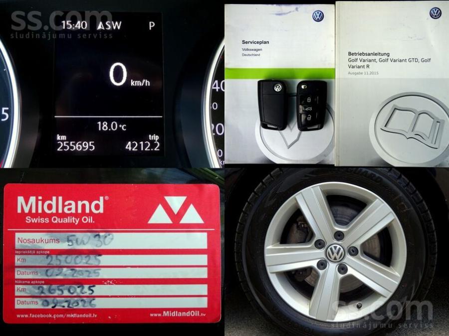 Melns Volkswagen Golf 2016 Rīga, ar dzinēja tilpumu 1.60 L un nobraukumu 256 tūkst. km par 7200 €, foto 16 vietnē AUTOMOTO.COM.LV