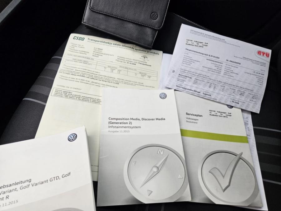 Черный Фольксваген Гольф 2016 в Рига, объемом двигателя 1.60 л и пробегом 304 тыс. км за 6590 €, фото 35 на AUTOMOTO.COM.LV