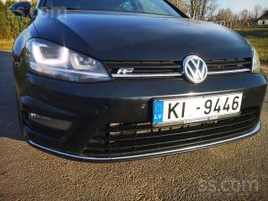Black Volkswagen Golf 2016 in Riga, with an engine capacity of 2.00 L and mileage of 220 thousand km for 9600 €, photo  on AUTOMOTO.COM.LV