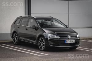 Black Volkswagen Golf 2016 in Riga, with an engine capacity of 2.00 L and mileage of 231 thousand km for 7750 €, photo 4 on AUTOMOTO.COM.LV