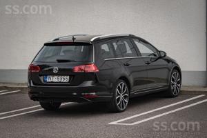 Black Volkswagen Golf 2016 in Riga, with an engine capacity of 2.00 L and mileage of 231 thousand km for 7750 €, photo 5 on AUTOMOTO.COM.LV