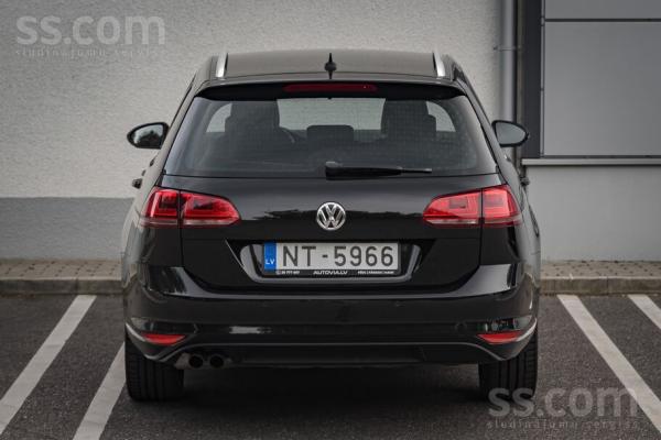 Black Volkswagen Golf 2016 in Riga, with an engine capacity of 2.00 L and mileage of 231 thousand km for 7750 €, photo 5 on AUTOMOTO.COM.LV