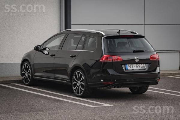 Black Volkswagen Golf 2016 in Riga, with an engine capacity of 2.00 L and mileage of 231 thousand km for 7750 €, photo 6 on AUTOMOTO.COM.LV