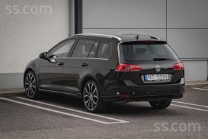 Black Volkswagen Golf 2016 in Riga, with an engine capacity of 2.00 L and mileage of 231 thousand km for 7750 €, photo 7 on AUTOMOTO.COM.LV
