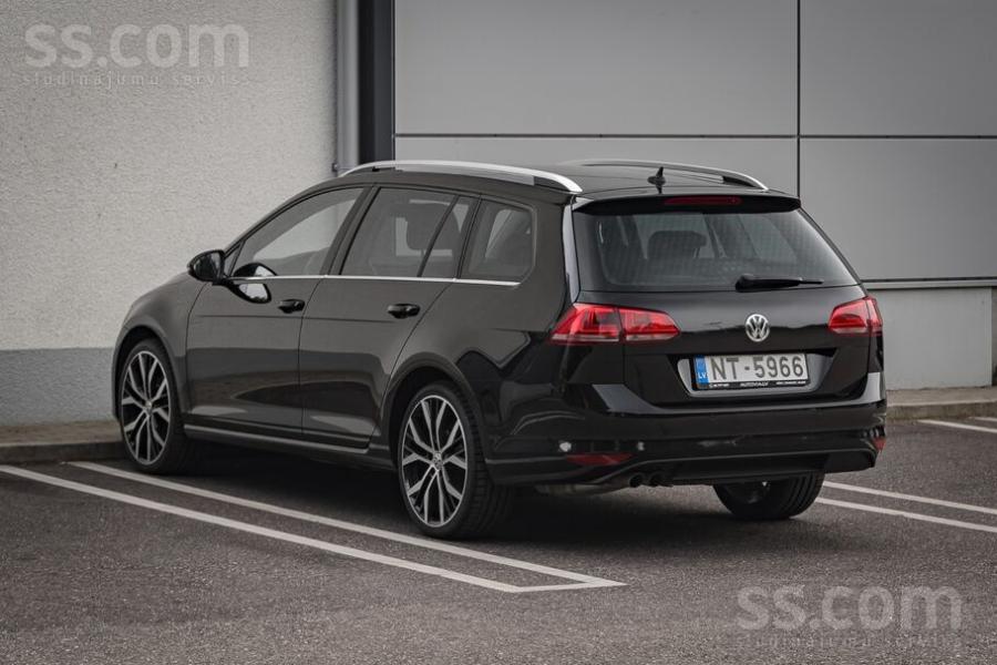 Black Volkswagen Golf 2016 in Riga, with an engine capacity of 2.00 L and mileage of 231 thousand km for 7750 €, photo 7 on AUTOMOTO.COM.LV