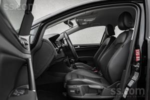 Black Volkswagen Golf 2016 in Riga, with an engine capacity of 2.00 L and mileage of 231 thousand km for 7750 €, photo 10 on AUTOMOTO.COM.LV