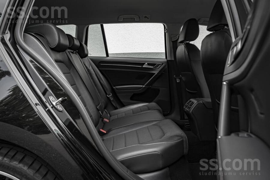 Black Volkswagen Golf 2016 in Riga, with an engine capacity of 2.00 L and mileage of 231 thousand km for 7750 €, photo 14 on AUTOMOTO.COM.LV