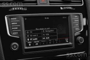 Black Volkswagen Golf 2016 in Riga, with an engine capacity of 2.00 L and mileage of 231 thousand km for 7750 €, photo 26 on AUTOMOTO.COM.LV