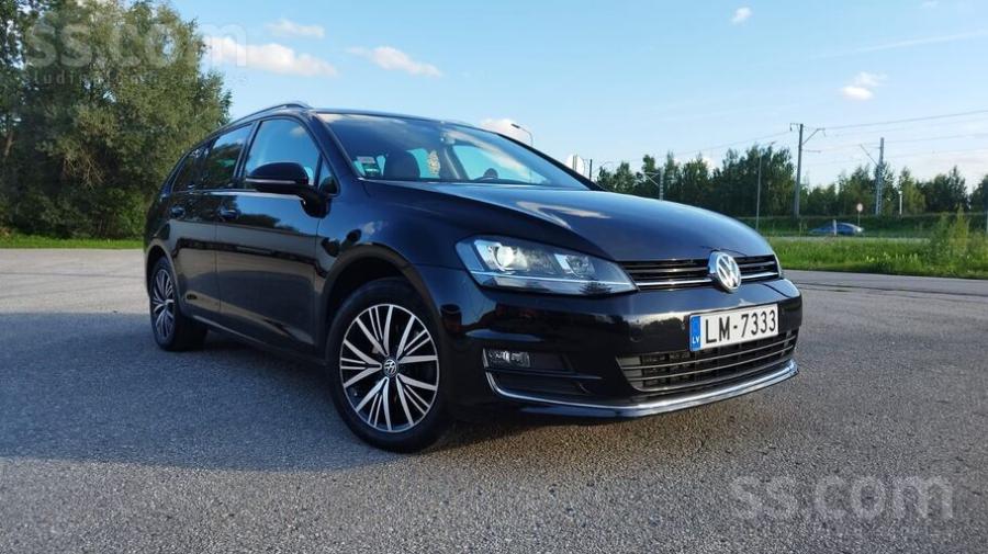 Melns Volkswagen Golf 2016 Rīga, ar dzinēja tilpumu 2.00 L un nobraukumu 245 tūkst. km par 8850 €, foto 1 vietnē AUTOMOTO.COM.LV