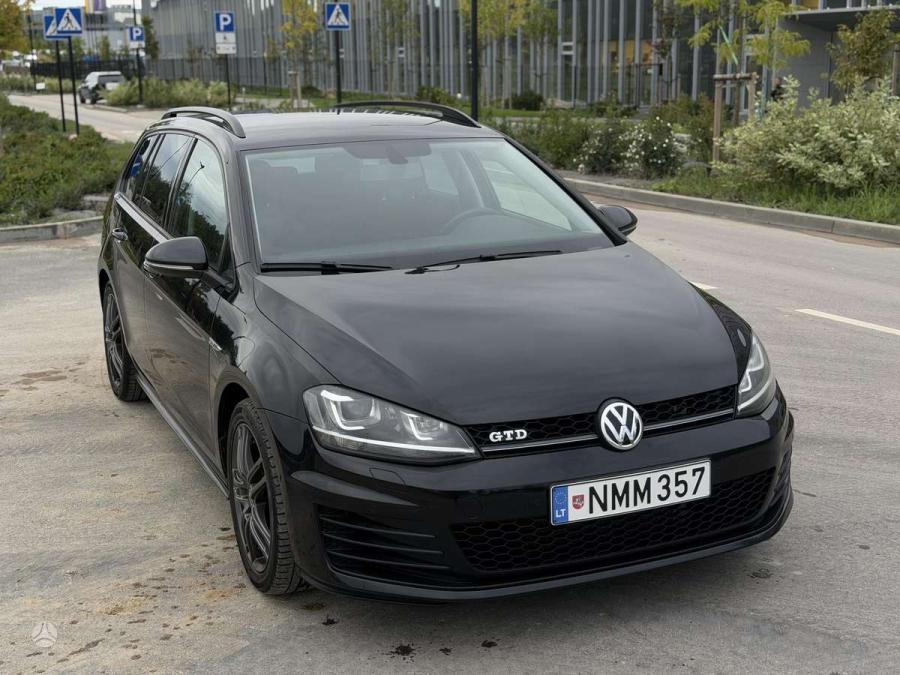Black Volkswagen Golf 2016 in Vilnius, with an engine capacity of 1.97 L and mileage of 180 thousand km for 8750 €, photo 4 on AUTOMOTO.COM.LV