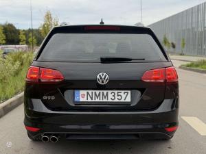 Black Volkswagen Golf 2016 in Vilnius, with an engine capacity of 1.97 L and mileage of 180 thousand km for 8750 €, photo 12 on AUTOMOTO.COM.LV