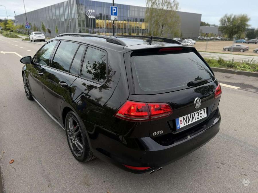 Black Volkswagen Golf 2016 in Vilnius, with an engine capacity of 1.97 L and mileage of 180 thousand km for 8750 €, photo 15 on AUTOMOTO.COM.LV