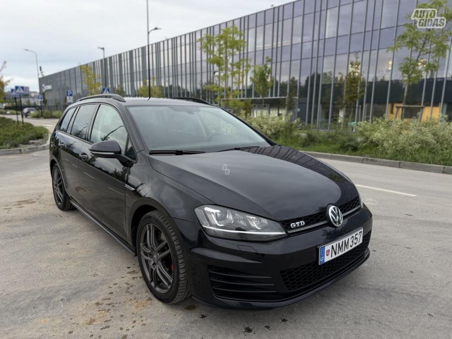 Black Volkswagen Golf 2016 in Vilnius, with an engine capacity of 2.00 L and mileage of 180 thousand km for 8750 €, photo 3 on AUTOMOTO.COM.LV
