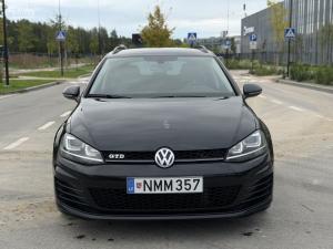 Black Volkswagen Golf 2016 in Vilnius, with an engine capacity of 2.00 L and mileage of 180 thousand km for 8750 €, photo 5 on AUTOMOTO.COM.LV