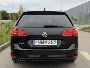 Black Volkswagen Golf 2016 in Vilnius, with an engine capacity of 2.00 L and mileage of 180 thousand km for 8750 €, photo 12 on AUTOMOTO.COM.LV