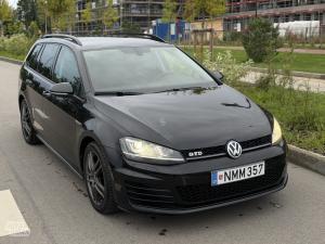 Black Volkswagen Golf 2016 in Vilnius, with an engine capacity of 2.00 L and mileage of 180 thousand km for 8750 €, photo 20 on AUTOMOTO.COM.LV