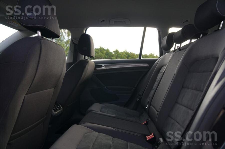Black Volkswagen Golf 2017 in Riga, with an engine capacity of 2.00 L and mileage of 193 thousand km for 13990 €, photo 24 on AUTOMOTO.COM.LV