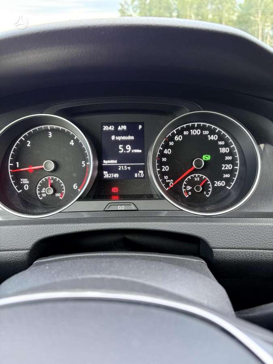 Melns Volkswagen Golf 2017 Kauņa, ar dzinēja tilpumu 1.60 L un nobraukumu 283 tūkst. km par 8400 €, foto 13 vietnē AUTOMOTO.COM.LV