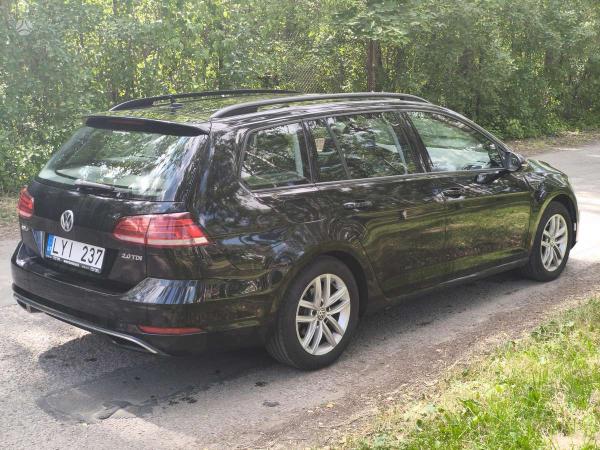 Black Volkswagen Golf 2017 in Kaunas, with an engine capacity of 1.97 L and mileage of 180 thousand km for 9700 €, photo 5 on AUTOMOTO.COM.LV