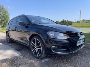 Black Volkswagen Golf 2017 in Vilnius, with an engine capacity of 1.60 L and mileage of 145 thousand km for 9550 €, photo 3 on AUTOMOTO.COM.LV