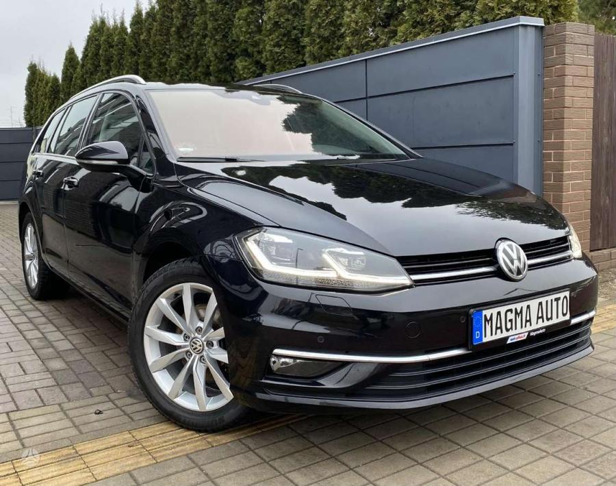 Black Volkswagen Golf 2018 in Marijampole, with an engine capacity of 1.97 L and mileage of 230 thousand km for 12650 €, photo 7 on AUTOMOTO.COM.LV