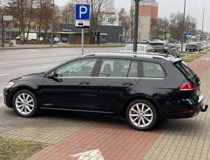Black Volkswagen Golf 2018 in Marijampole, with an engine capacity of 1.97 L and mileage of 230 thousand km for 12650 €, photo 10 on AUTOMOTO.COM.LV