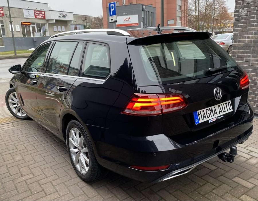 Black Volkswagen Golf 2018 in Marijampole, with an engine capacity of 1.97 L and mileage of 230 thousand km for 12650 €, photo 11 on AUTOMOTO.COM.LV