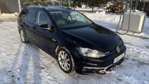 Black Volkswagen Golf 2018 in Vilnius, with an engine capacity of 1.50 L and mileage of 210 thousand km for 10500 €, photo  on AUTOMOTO.COM.LV