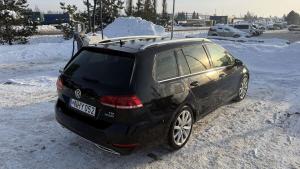 Black Volkswagen Golf 2018 in Silale, with an engine capacity of 1.50 L and mileage of 210 thousand km for 10300 €, photo 3 on AUTOMOTO.COM.LV