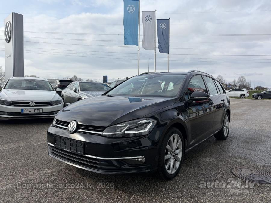 Black Volkswagen Golf 2018 in Viljandi, with an engine capacity of 1.50 L and mileage of 189 thousand km for 10990 €, photo 1 on AUTOMOTO.COM.LV